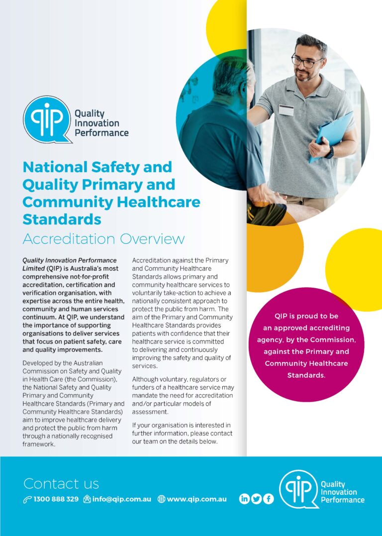 Primary and Community Healthcare Standards Accreditation